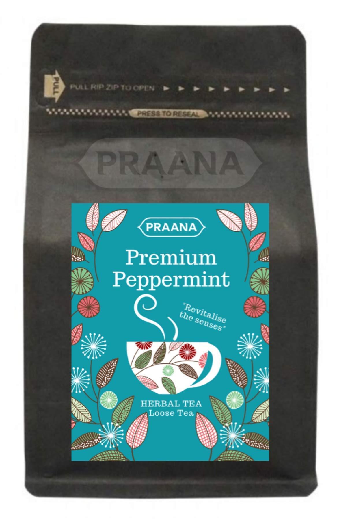 PRAANA TEA Premium Pure Peppermint Herbal Tea 100 g | Buy Now with ...