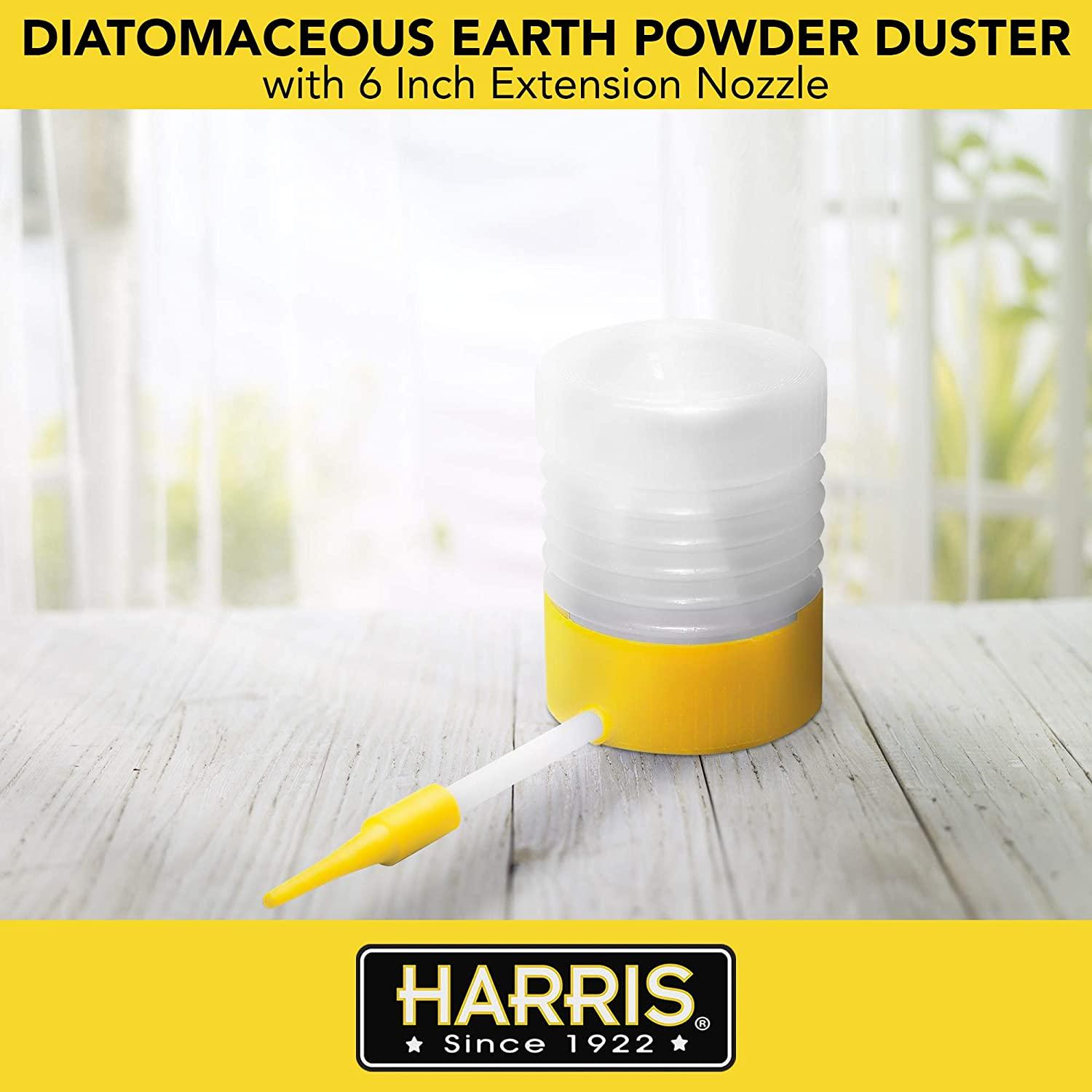 Harris Diatomaceous Earth Powder Duster | 6 Inch Extension Nozzle ...