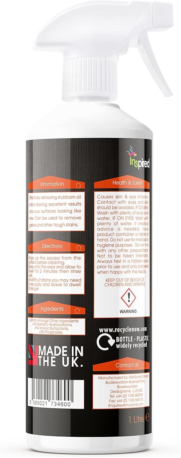 Inspired Oil Patch Remover 1 Litre | Buy Now with Express International ...