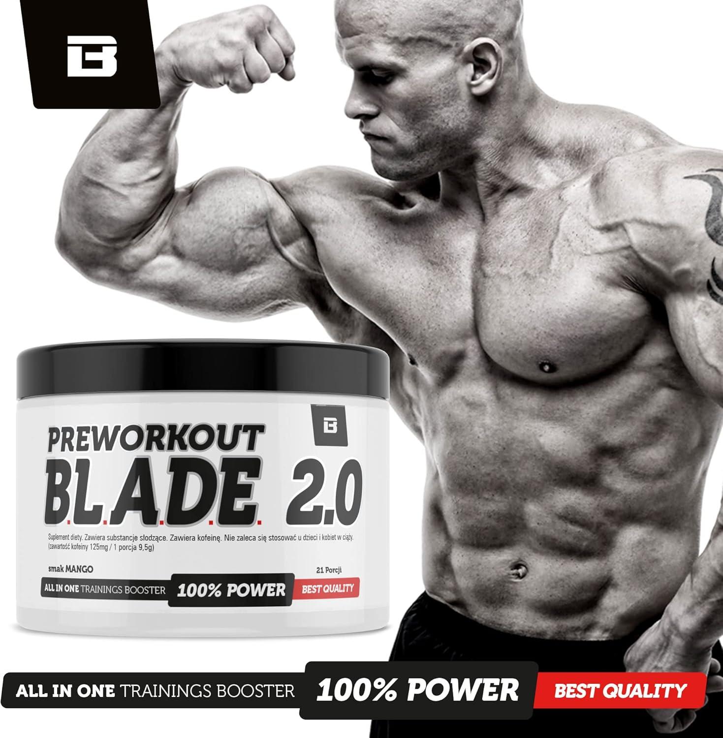 BLADE Series Preworkout 2.0 - Mango Booster 200g | Best Pre-Workout ...