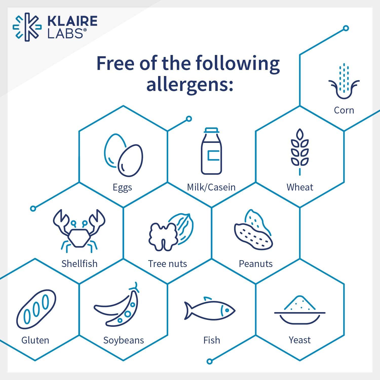 Klaire Labs Seleno Met - 200mcg Selenium Selenomethionine | Antioxidant ...