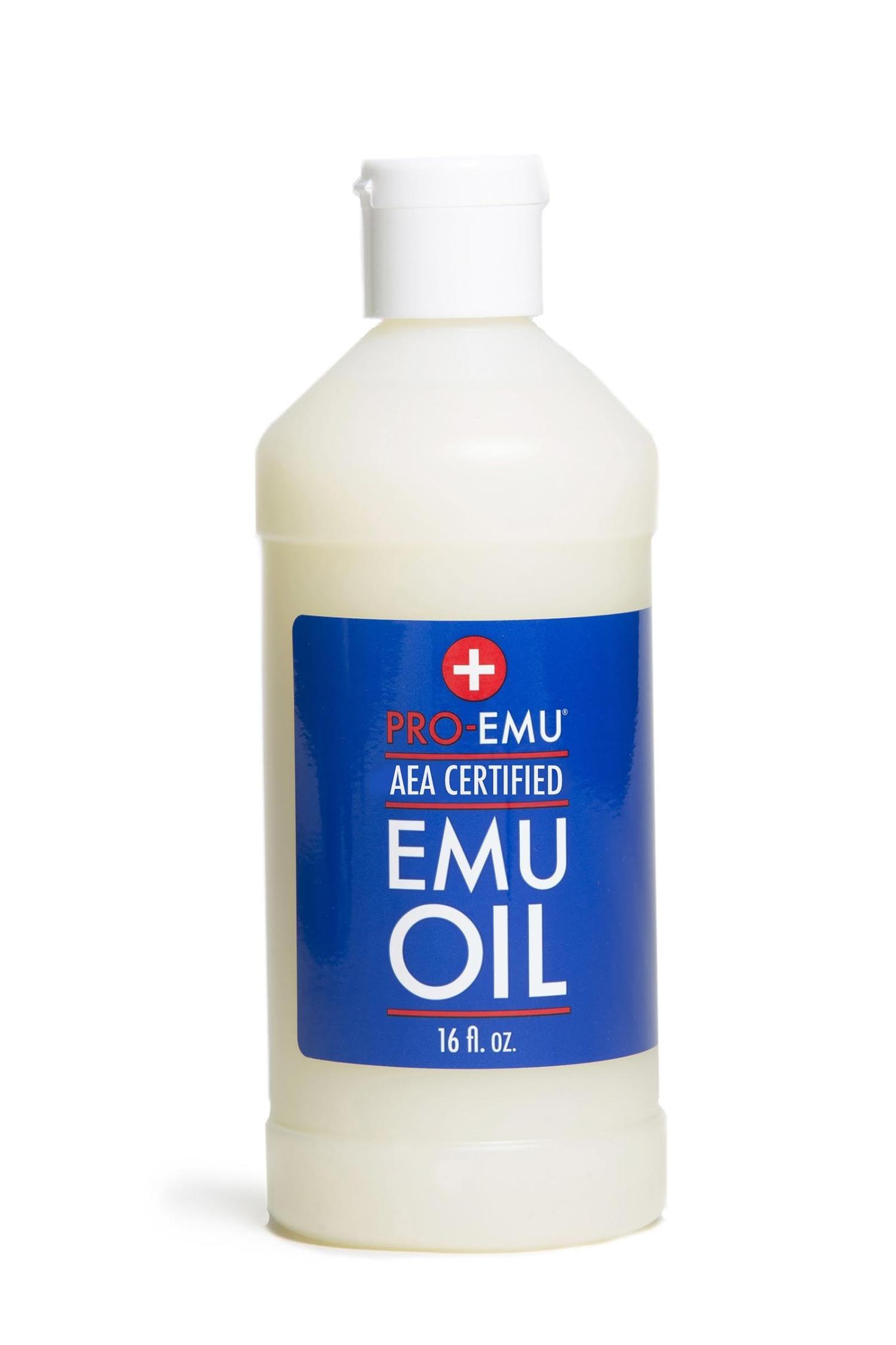 16oz Pro Emu Oil - AEA Certified, Made in USA - All-Natural Oil for ...