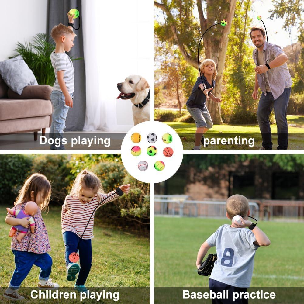 Moerae 8-Piece Jumping Ball Set - Stress Relief & Finger Exercises for ...