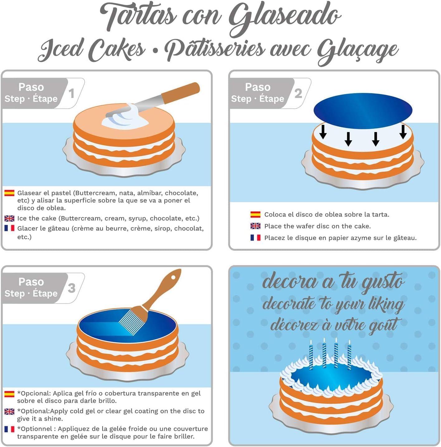 Dekora Dinosaurs Wafer Disc for Cake Edible Cake Topper for Children's ...