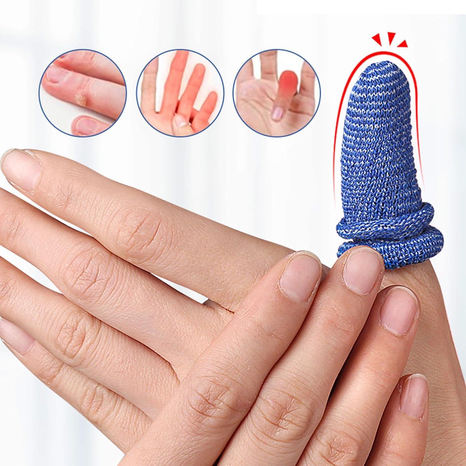 30 Pack Finger Cots | Finger Protector Support with Cotton Covers ...