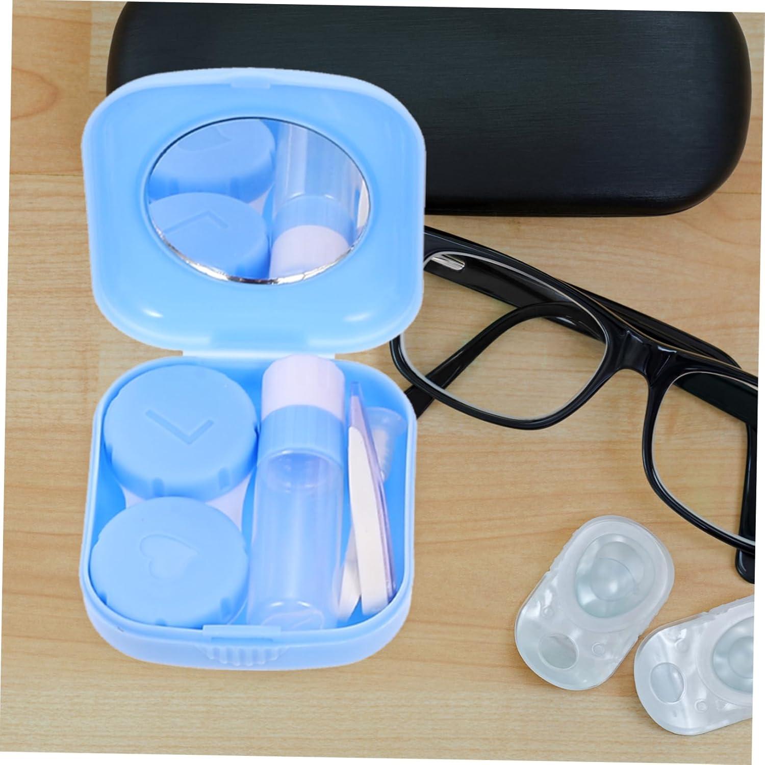 Buy SOLUSTRE 4pcs Contact Lens Case - Durable Storage Box for Contact ...