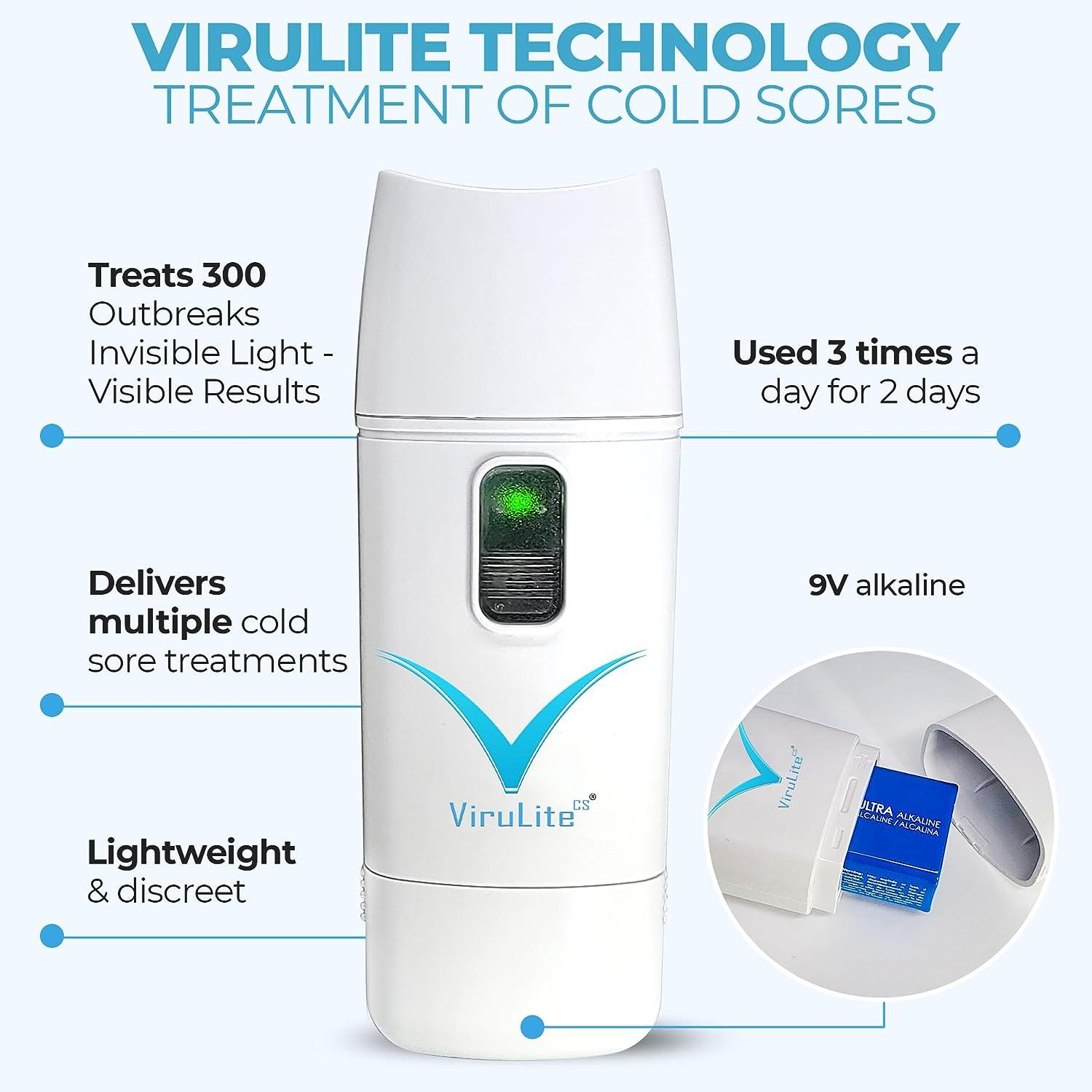 Virulite CS Original: FDA Cleared Cold Sore Treatment Device - 300 ...