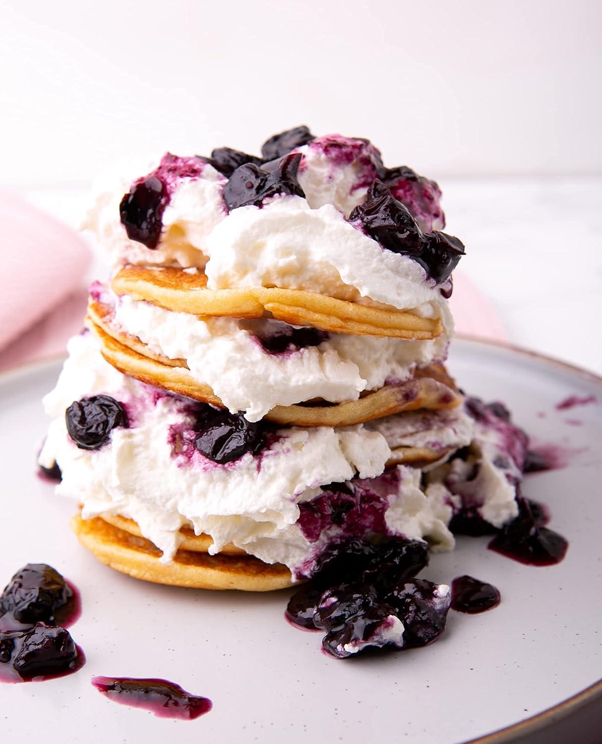 No Guilt Bakes Pancake & Waffle Mix - Authentic American-Style, Low Carb Keto Friendly, Gluten ...