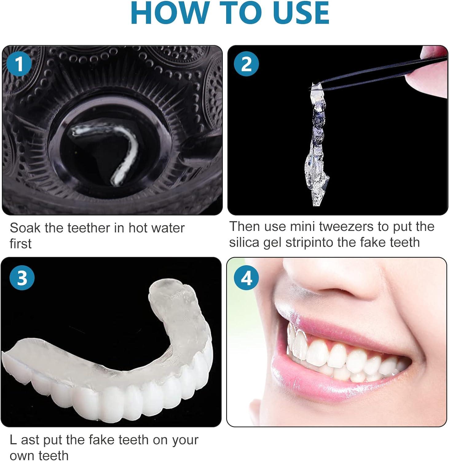 Snap-On Instant Veneers - 2 Pairs for Men and Women | Cosmetic Teeth ...