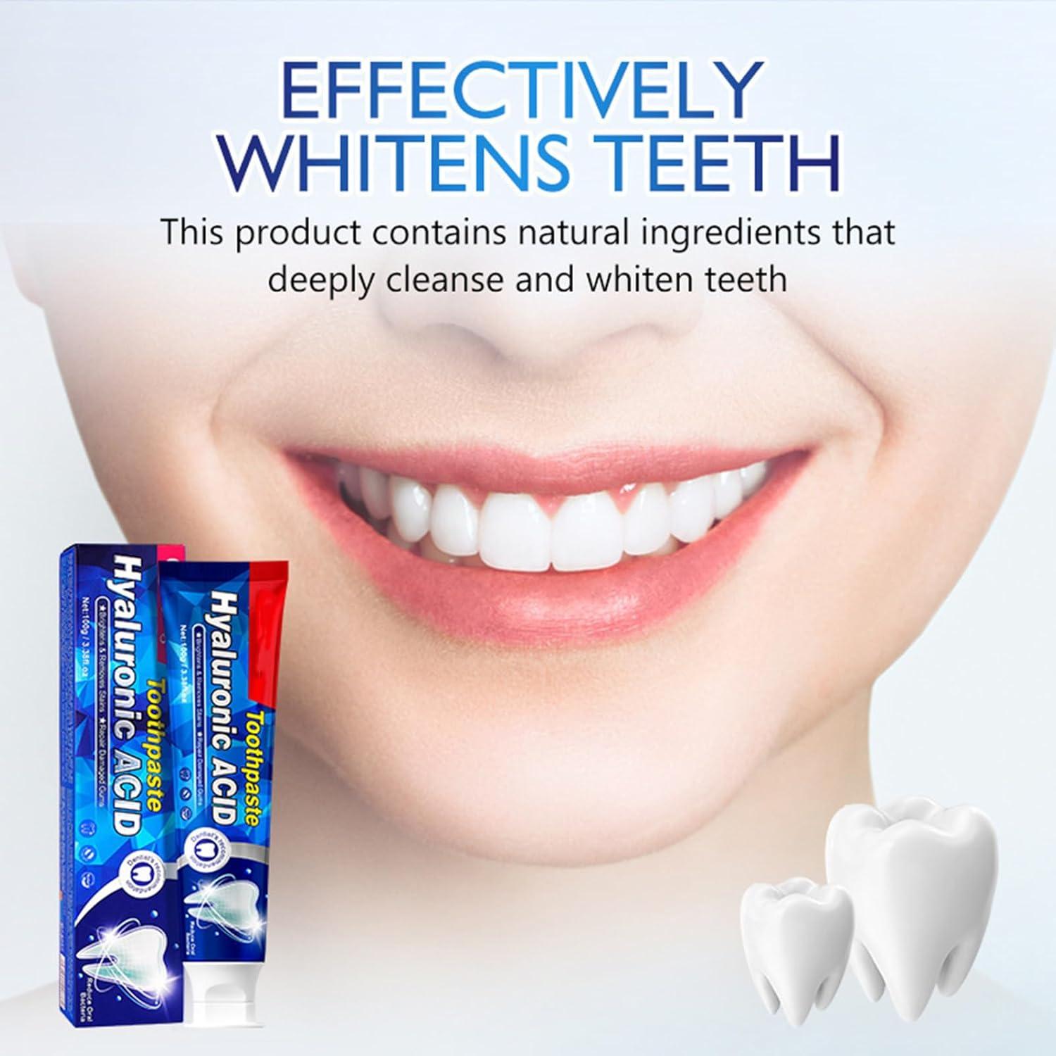 Hyaluronic Acid Toothpaste for Deep Cleaning & Whitening | Spot & Bad ...