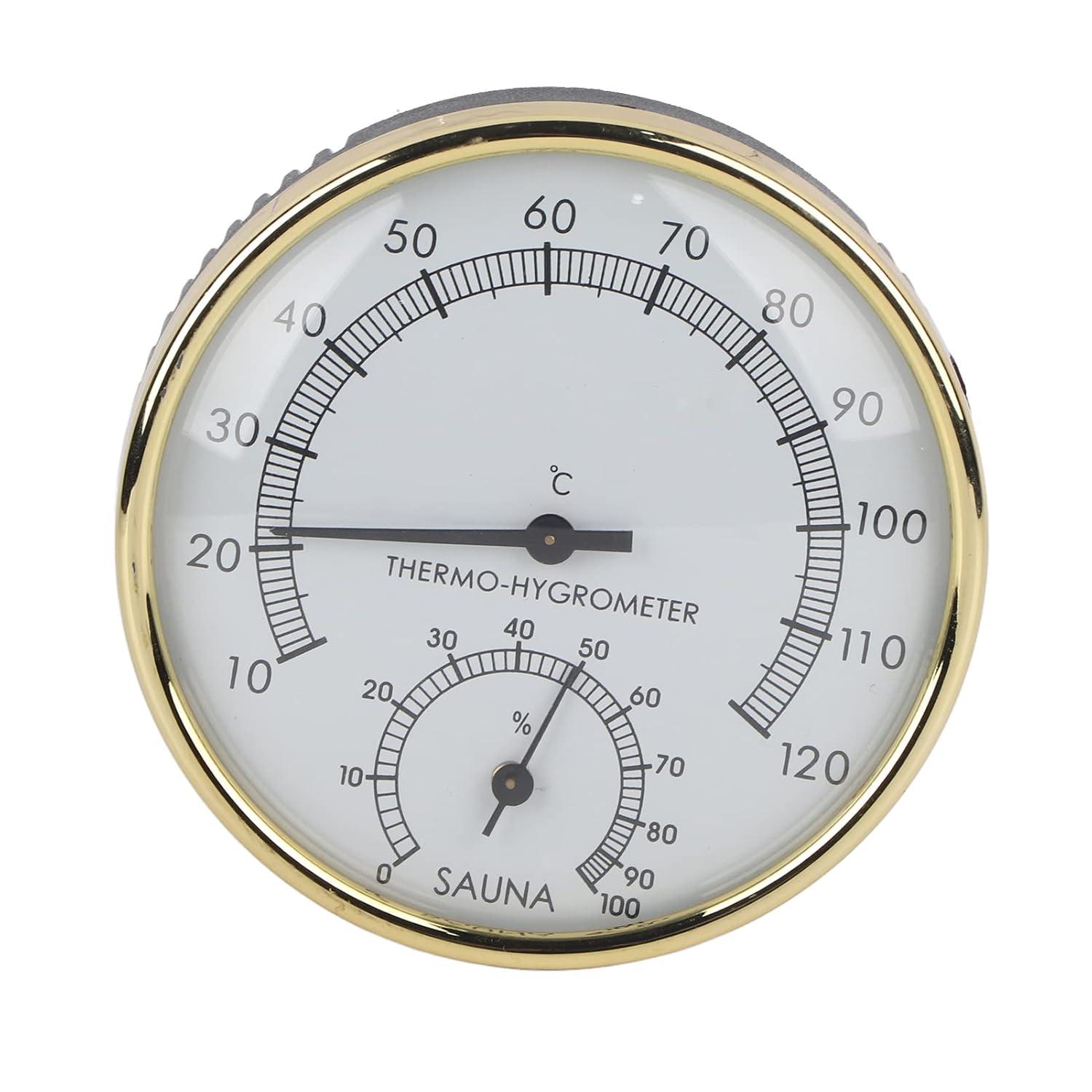 Hygro-Thermometer for Sauna Rooms - Metal Dial 11x11x4 cm | Accurate ...