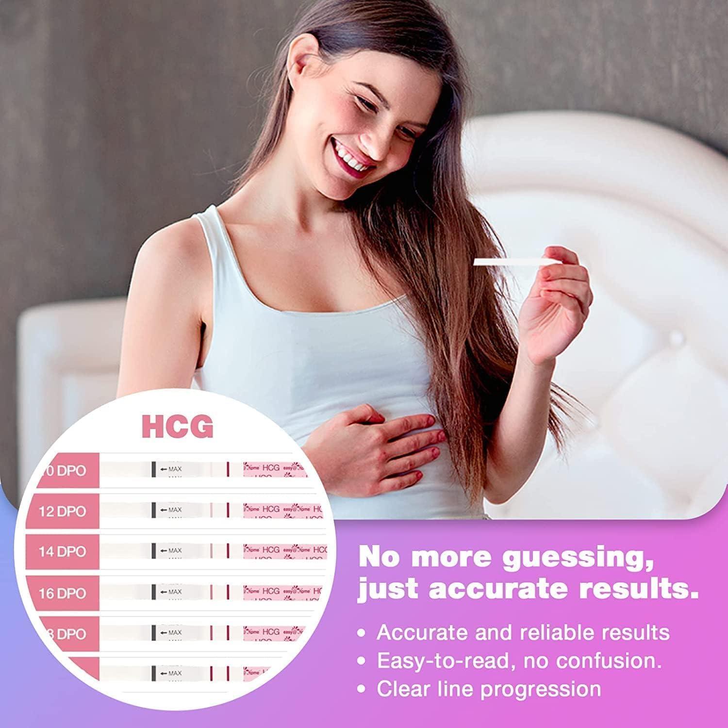 Ovulation Fertility Test Kit - 20 LH + 5 HCG Strips - Accurate ...