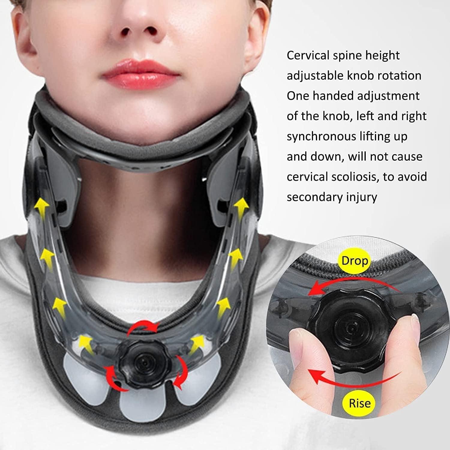 ESASAM Neck Support | Break & Height-Adjustable Cervical Pull for Pain ...