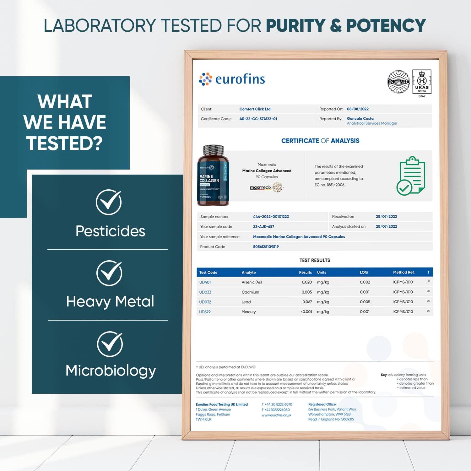 Marine Collagen Capsules 1455mg - Naticol Type 1 Collagen Supplements ...