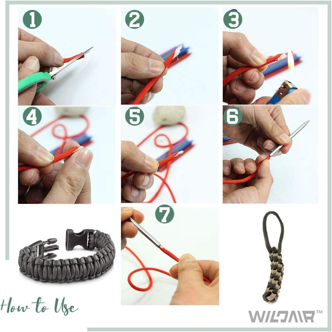 WILDAIR Marlin Spike Paracord FID Set - 6 Lacing Needles/Fids for ...