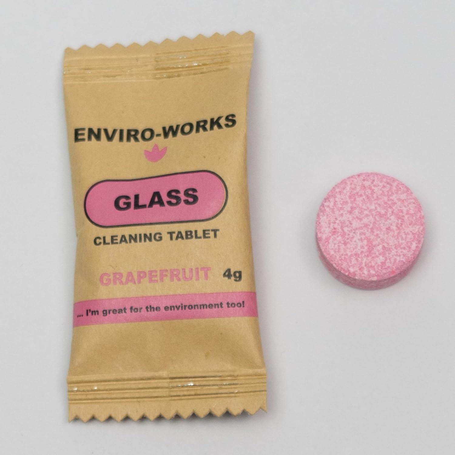 Enviro-Works Glass Cleaner 500ml (with 1 tab) - Eco Friendly Non Toxic ...