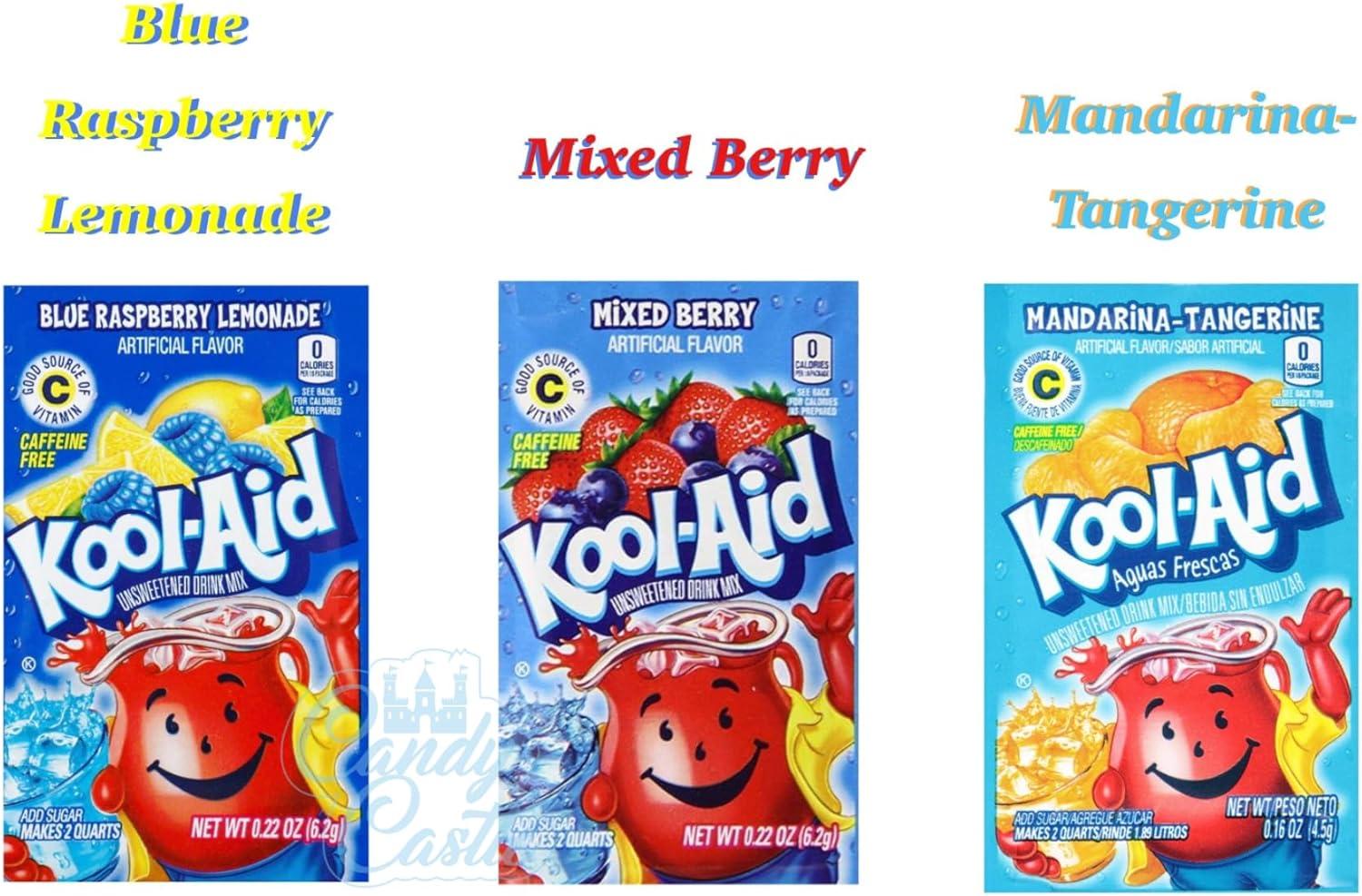 Kool-Aid Sachets Variety Pack of 10 flavoured Sachets - Water Squash ...