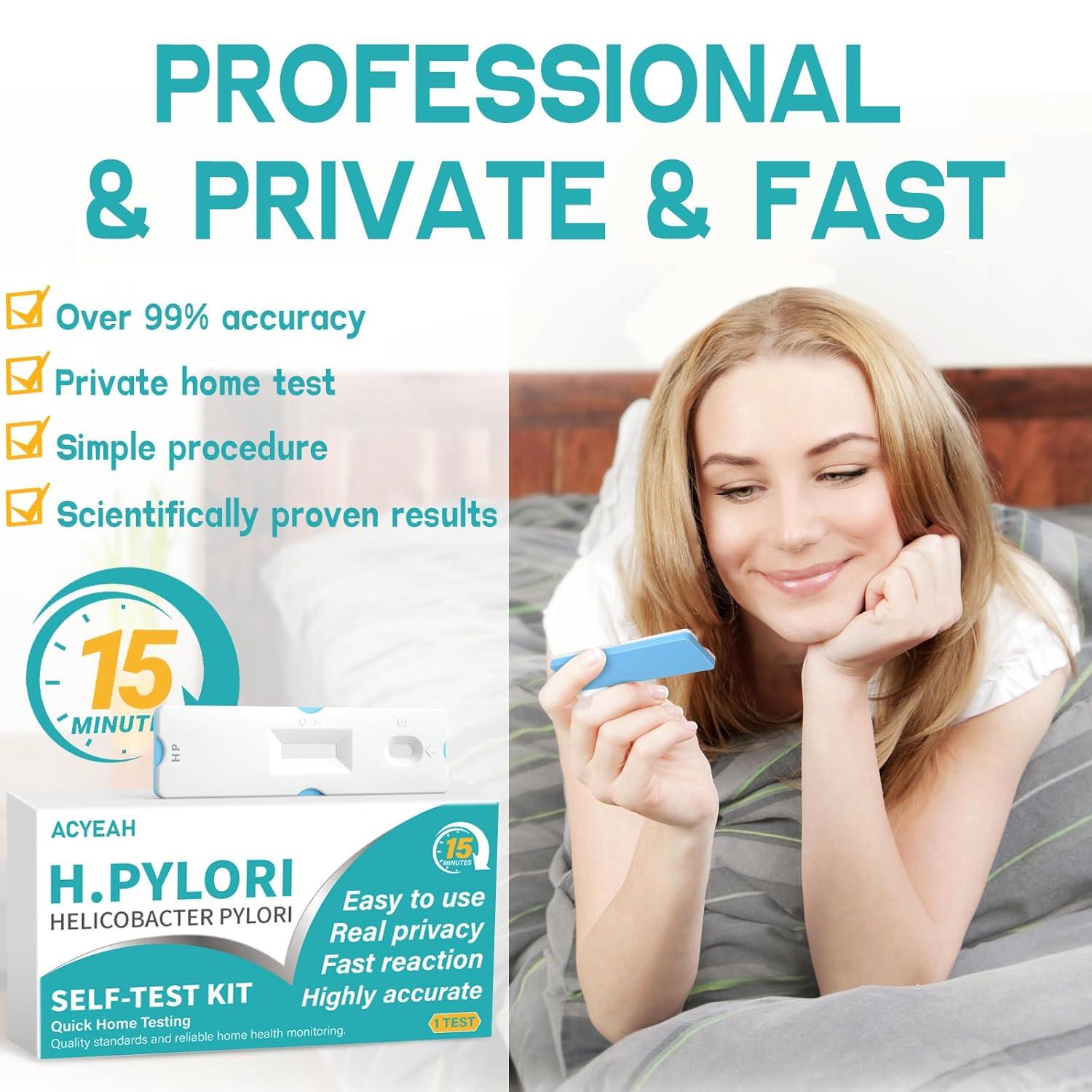 Buy H Pylori Test Kit - Accurate Home Testing for Helicobacter Pylori ...