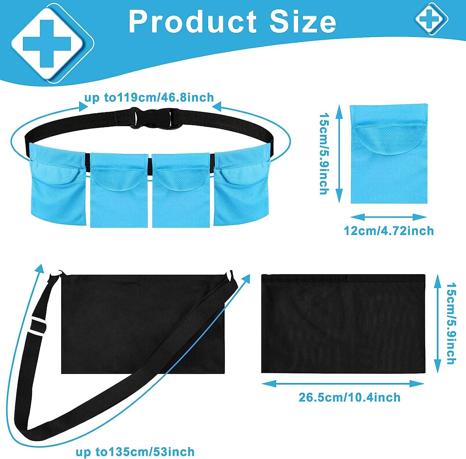 Mastectomy Drain Pouch Set with Shower Bag - Adjustable Holder for Post ...