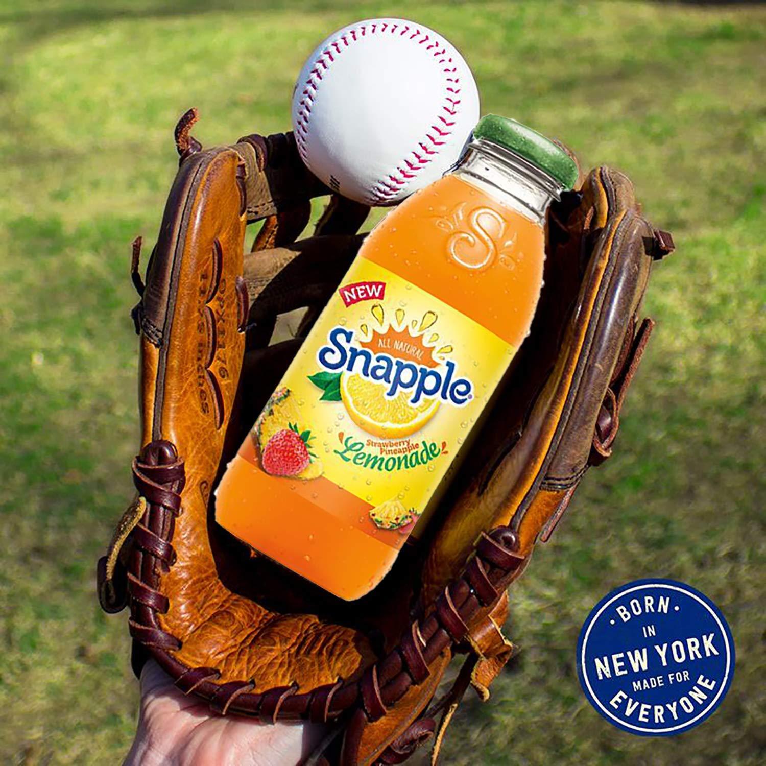 Snapple All Natural Strawberry Pineapple Lemonade 16 Fl Oz x 8 Pack ...