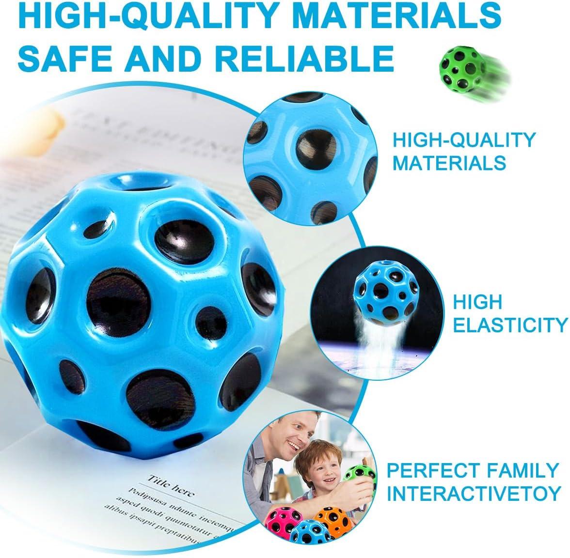 Buy Lgzin 4-Piece Astro Jump Ball Set - Original Moon Balls for Stress ...