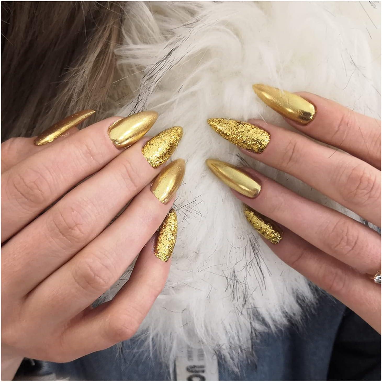 Metallic Gold Nail Polish
