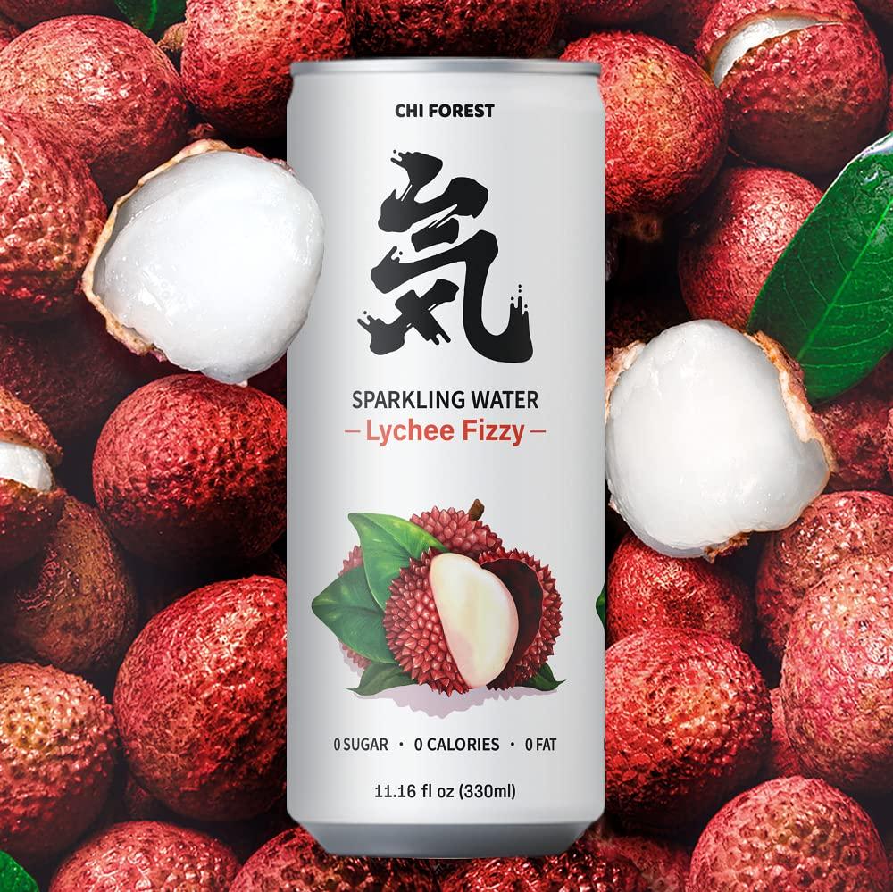 CHI FOREST Fizzy Lychee Sparkling Water 11.15 fl oz (Pack of 24 ...
