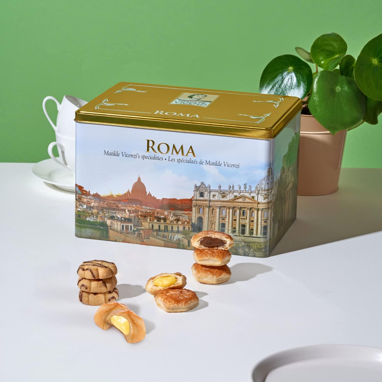 Matilde Vicenzi Roma Italy Shortbread Cookie Gift Tin - Imported ...