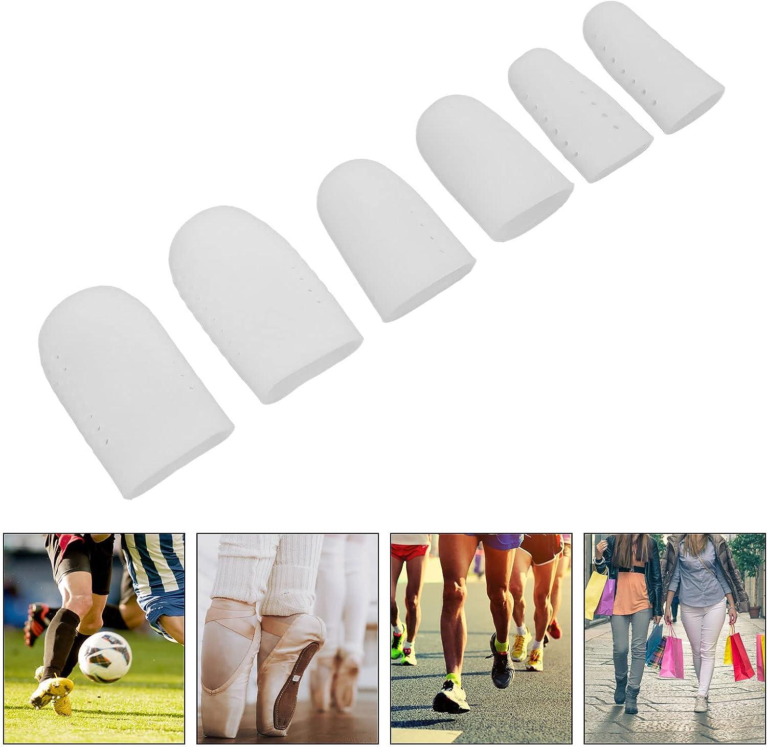 Gel Toe Caps - 8 Pairs Big Toe Guards for Blister & Callus Protection ...