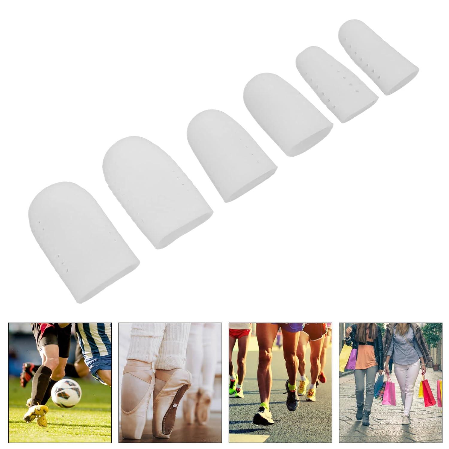8 Pair Toe Protectors: Reduce Friction, Pain Relief for Hammer Toes ...