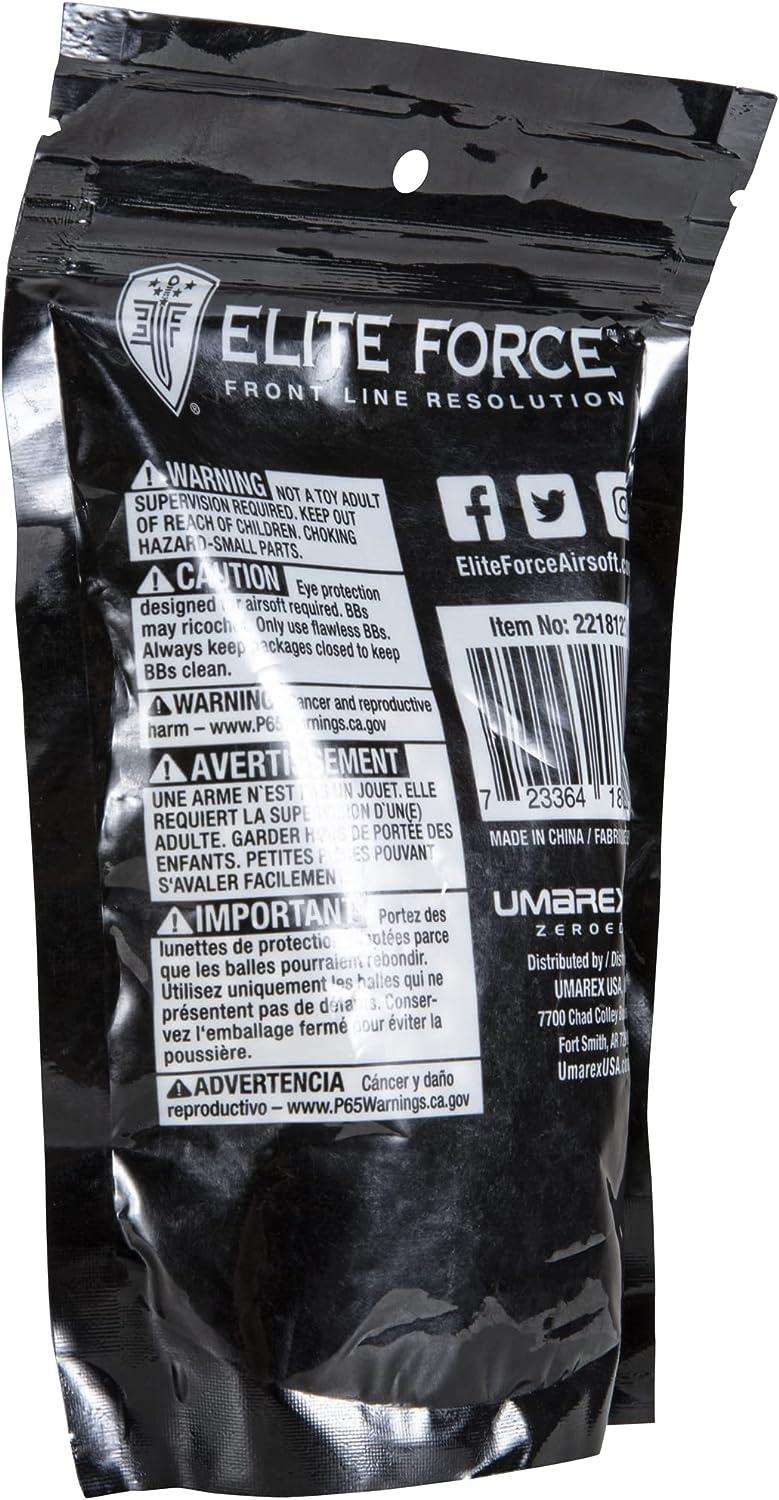 Elite Force Premium Biodegradable 6mm Airsoft BBs .40g 1000ct - Heavy Milsim Reserve | Buy Now ...