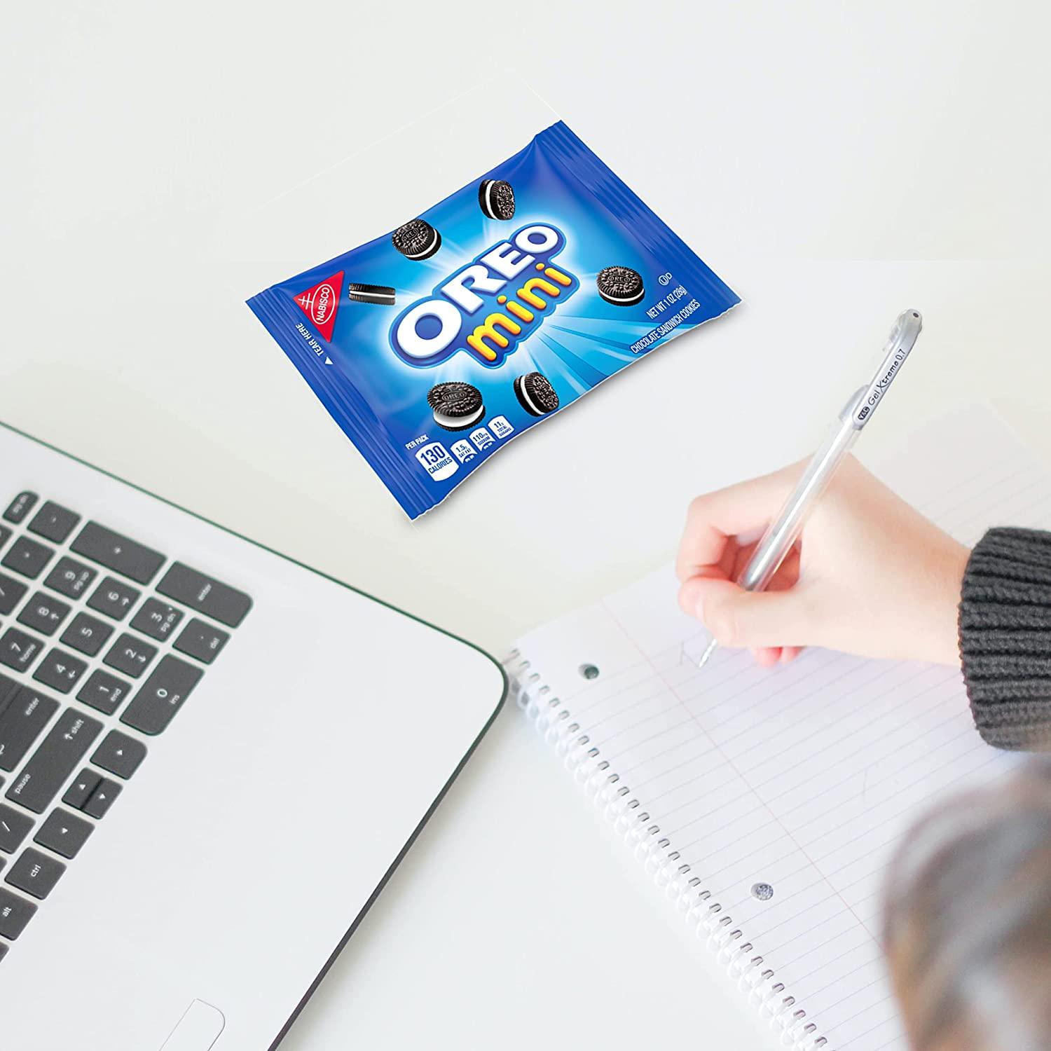 OREO Mini Chocolate Sandwich Cookies - 48 Snack Packs (4 Boxes) | Buy ...