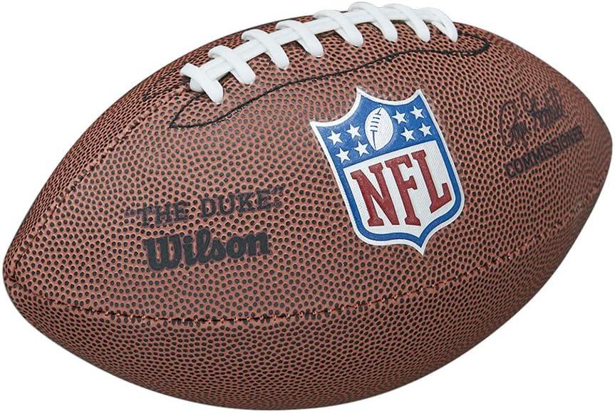 WILSON NFL Authentic Footballs - The Duke Brown Mini Replica Football ...
