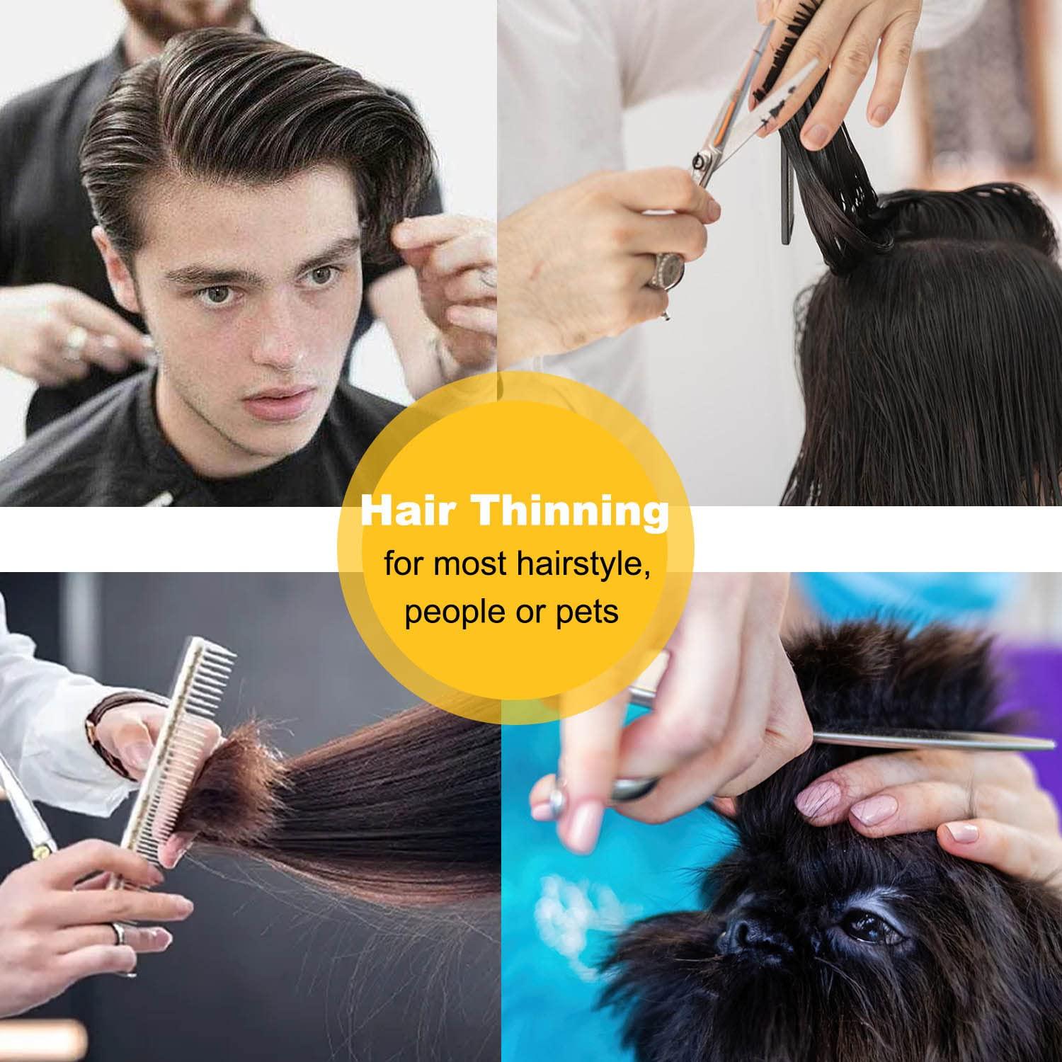 Professional Hair Thinning Shears & Cutting Scissors Set with ...
