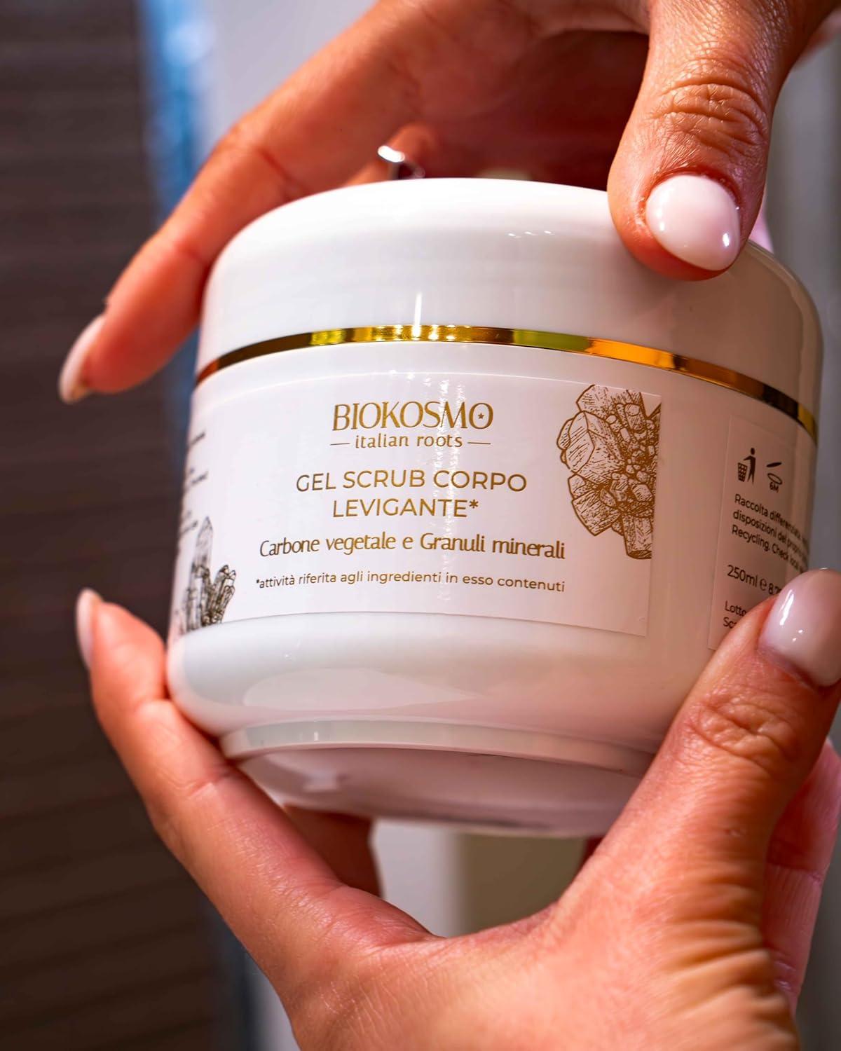 Smoothing Body Scrub Gel Vegetable Charcoal and Mineral Granules | Buy ...