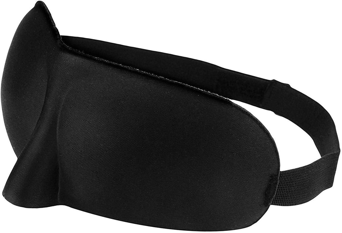 Glamza 3D Black Sleeping Padded Eye Mask - 1 Unit | Comfortable ...