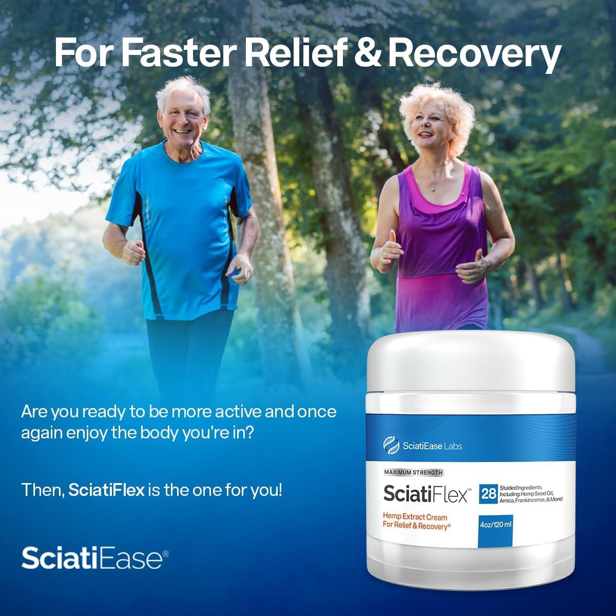 SciatiFlex Maximum Strength Sciatic Cream - Relieve Sciatic Nerve Pain ...