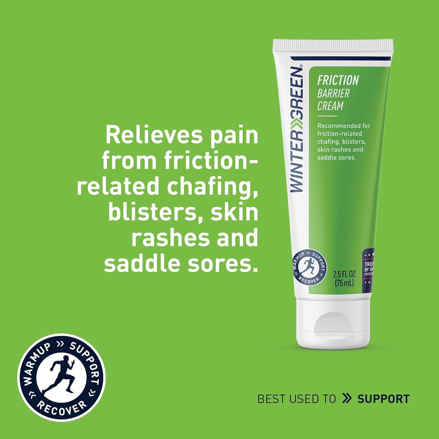 Wintergreen Friction Barrier Cream 2.5 Oz - Tea Tree Oil & Shea Butter ...