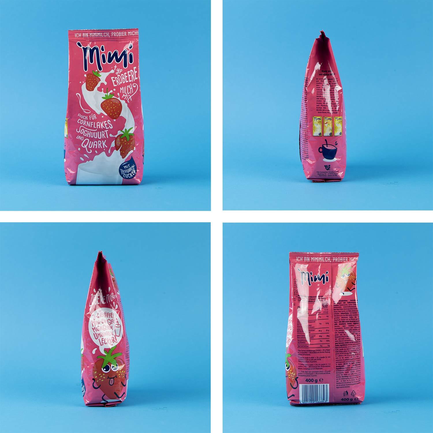 Mimi Milk Mix Strawberry Drink Powder - 2 x 400g | Soluble in Warm ...