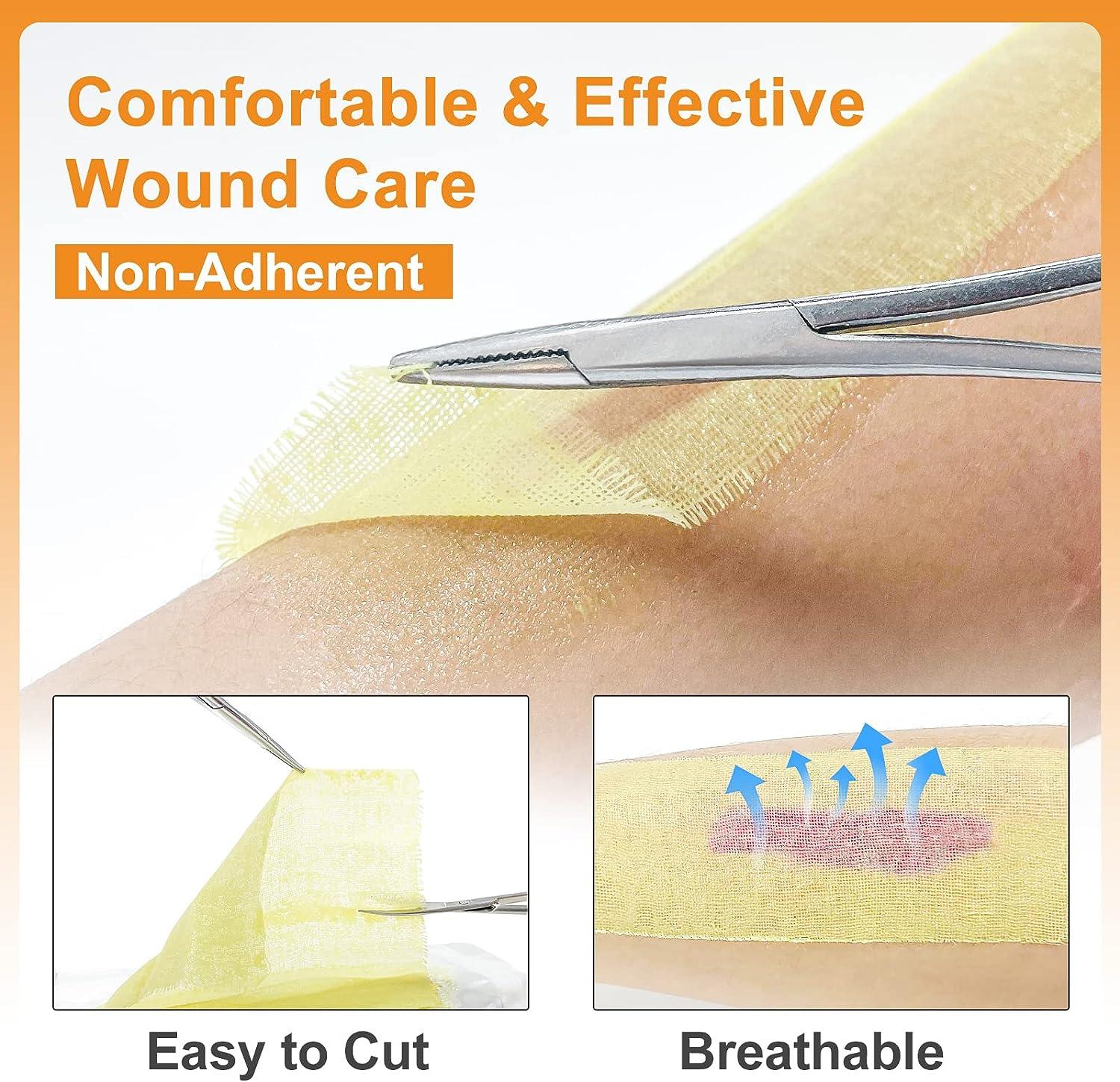 Carbou Medical Xeroform Petrolatum Dressing 5x9 - 25 Pack, Non-Adherent ...