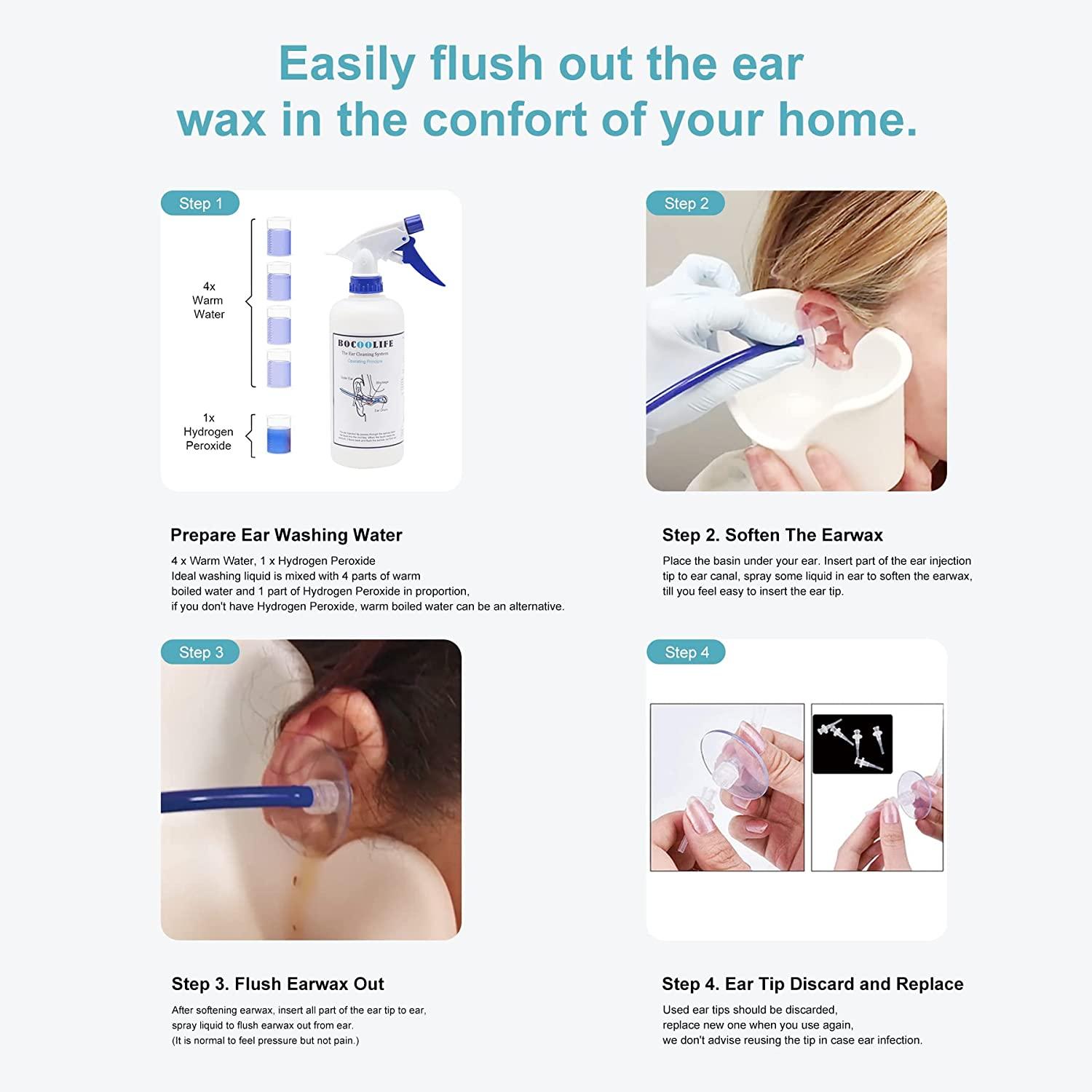 BOCOOLIFE Ear Wax Removal Kit | Easy & Effective Ear Cleaning System ...