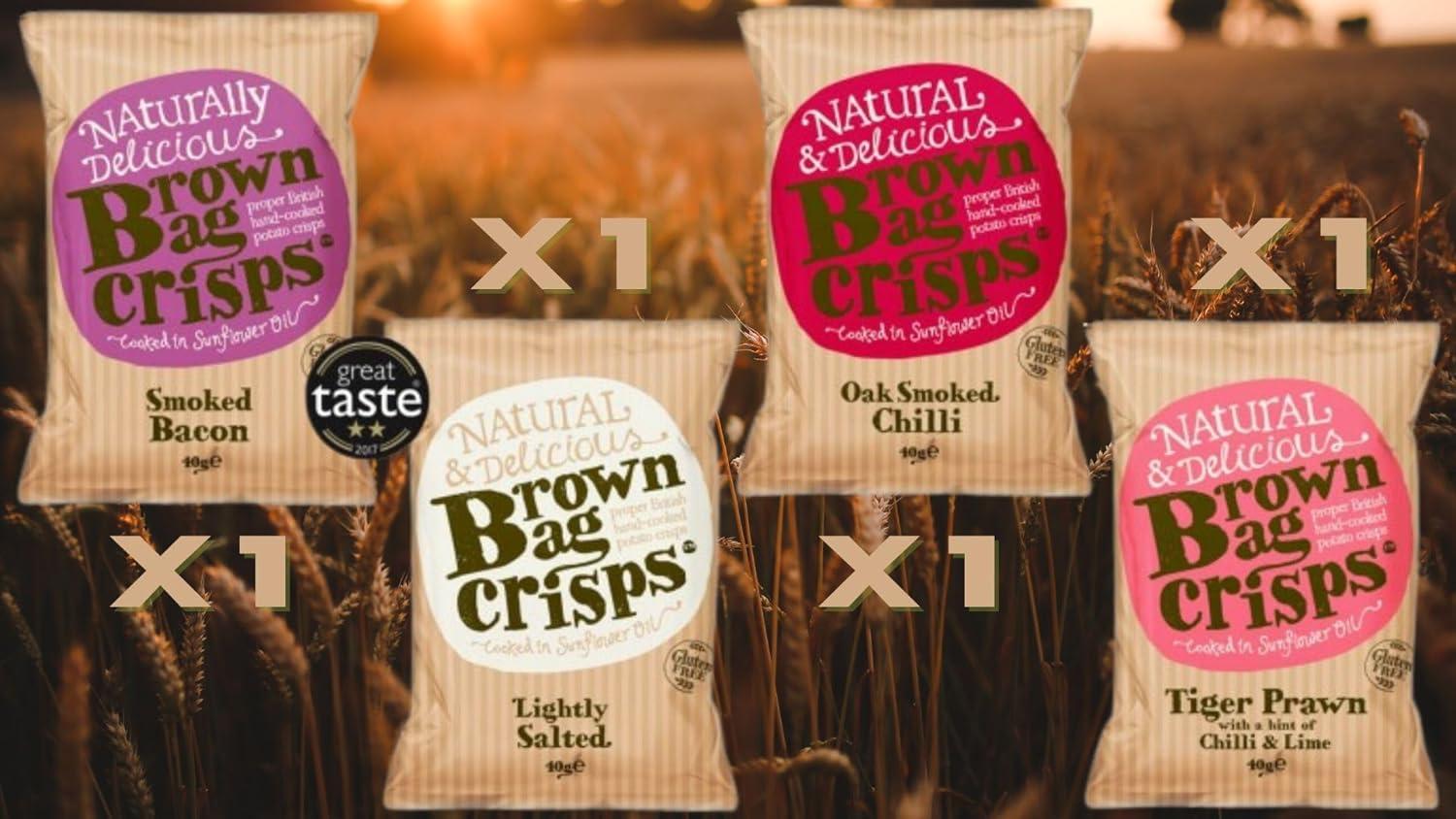 Brown Bag Crisps & Essential 4 You 10 Assorted 40g Crisps multipack ...