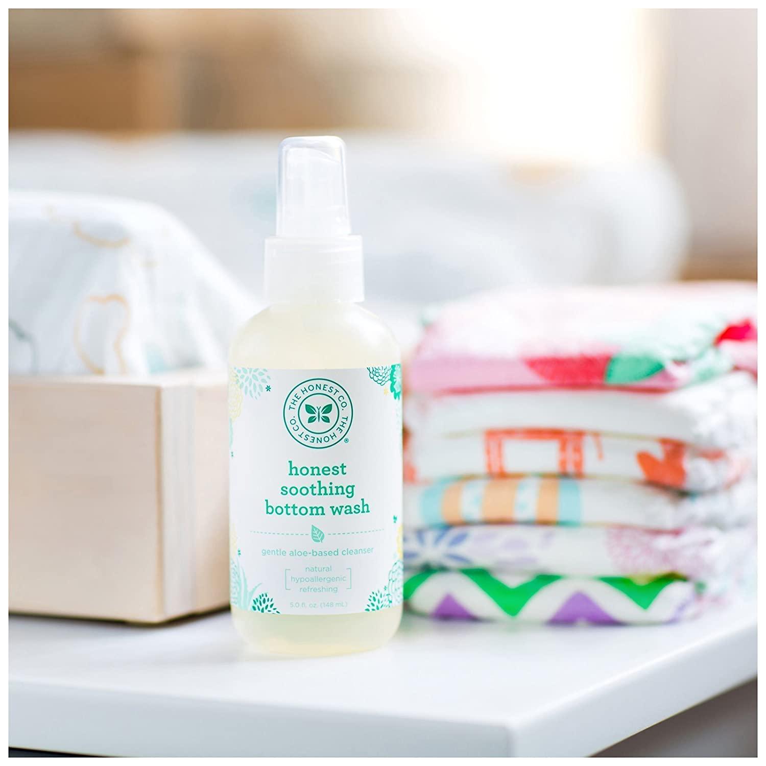Honest Soothing Bottom Wash - 5 oz | Gentle Relief for Sensitive Skin ...