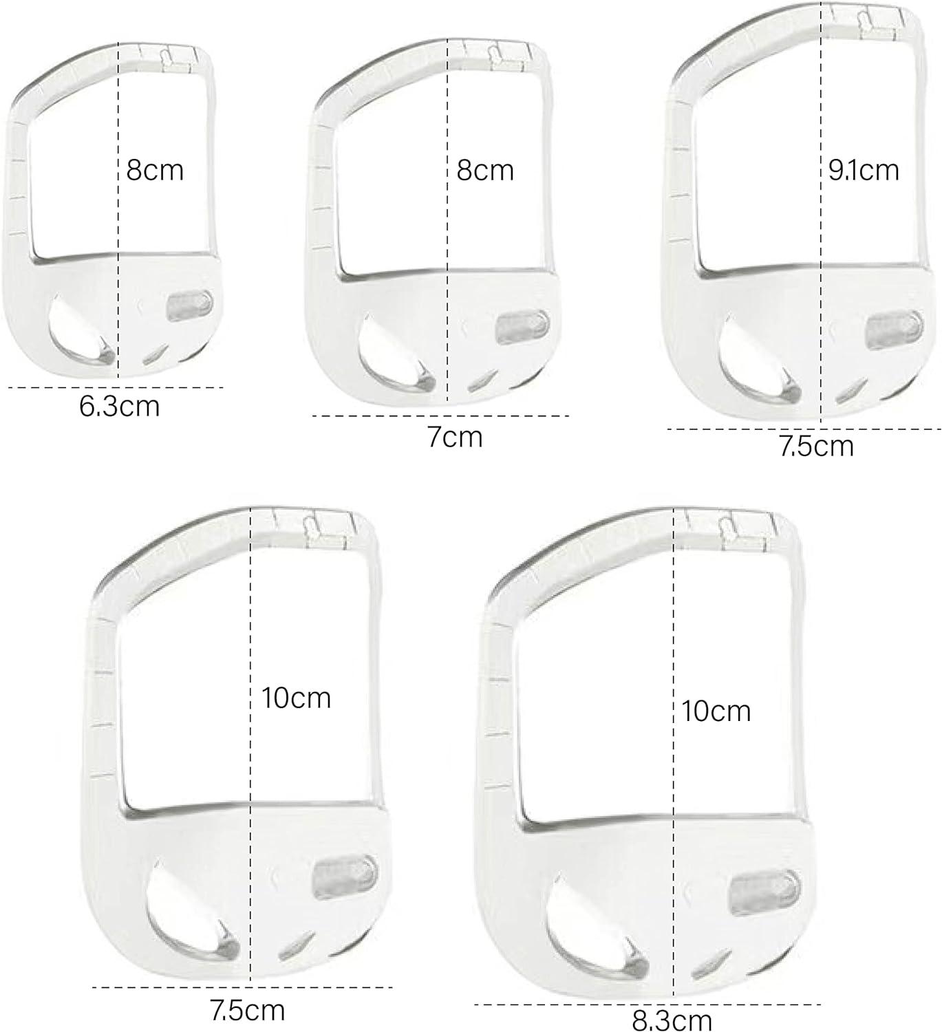 DADYOUPIN Goatee Styling Templates Set - 5 Sizes | Beard Trimming ...