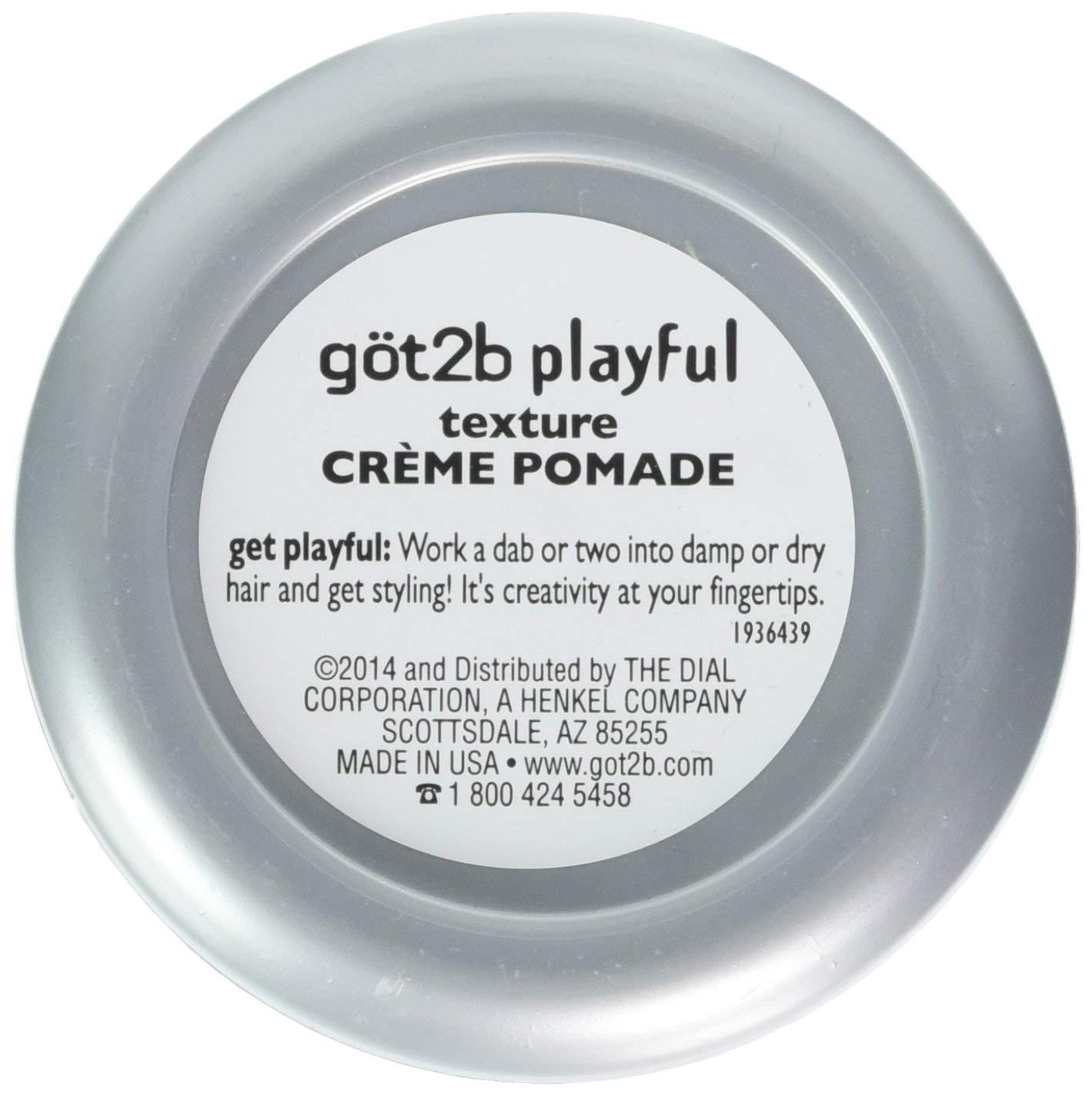 Got2B Playful Texturizing Creme Pomade 2 Oz (Pack of 3) - Set of 3 Hair ...