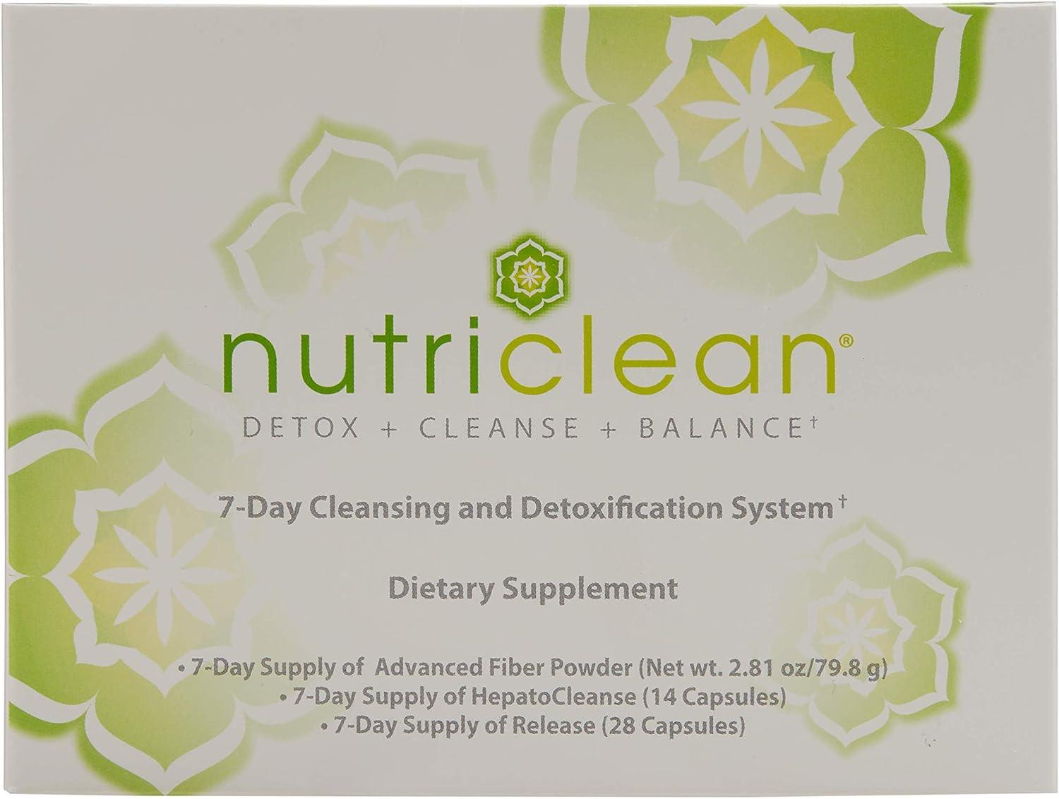 NutriClean 7 Day Cleansing System with Stevia - Advanced Fiber Powder for Digestive Health ...