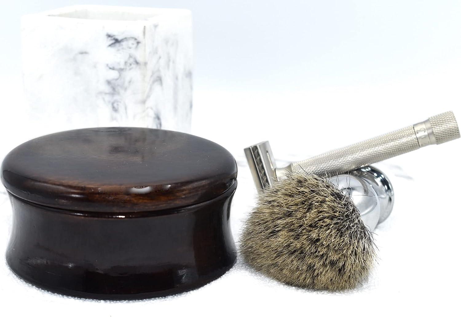 Parker Hand Carved Mango Wood Shaving Soap Bowl - Classic Style | Buy ...