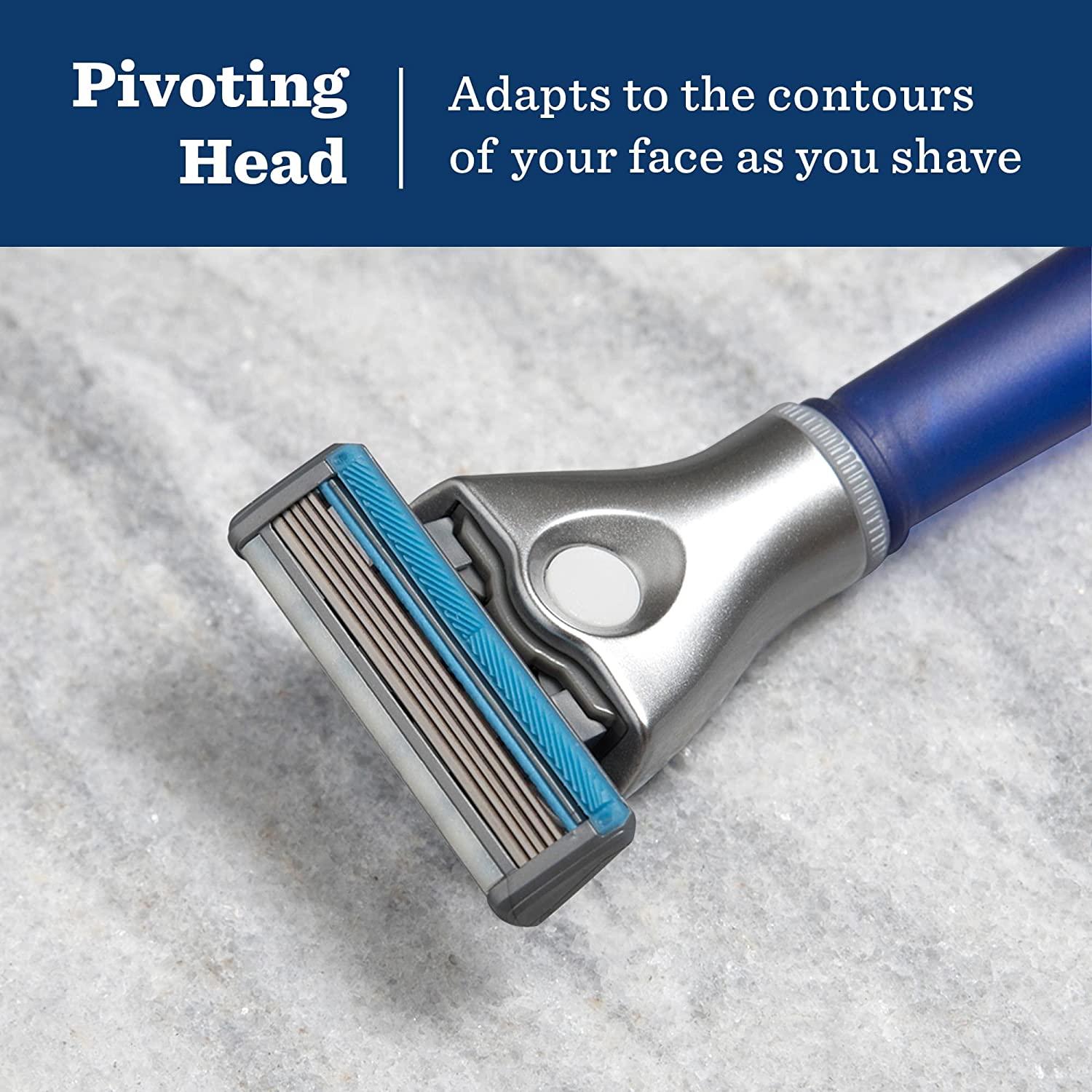 Bulldog Sensitive Recycled Glass Razor with Stand - Men's Skincare and ...