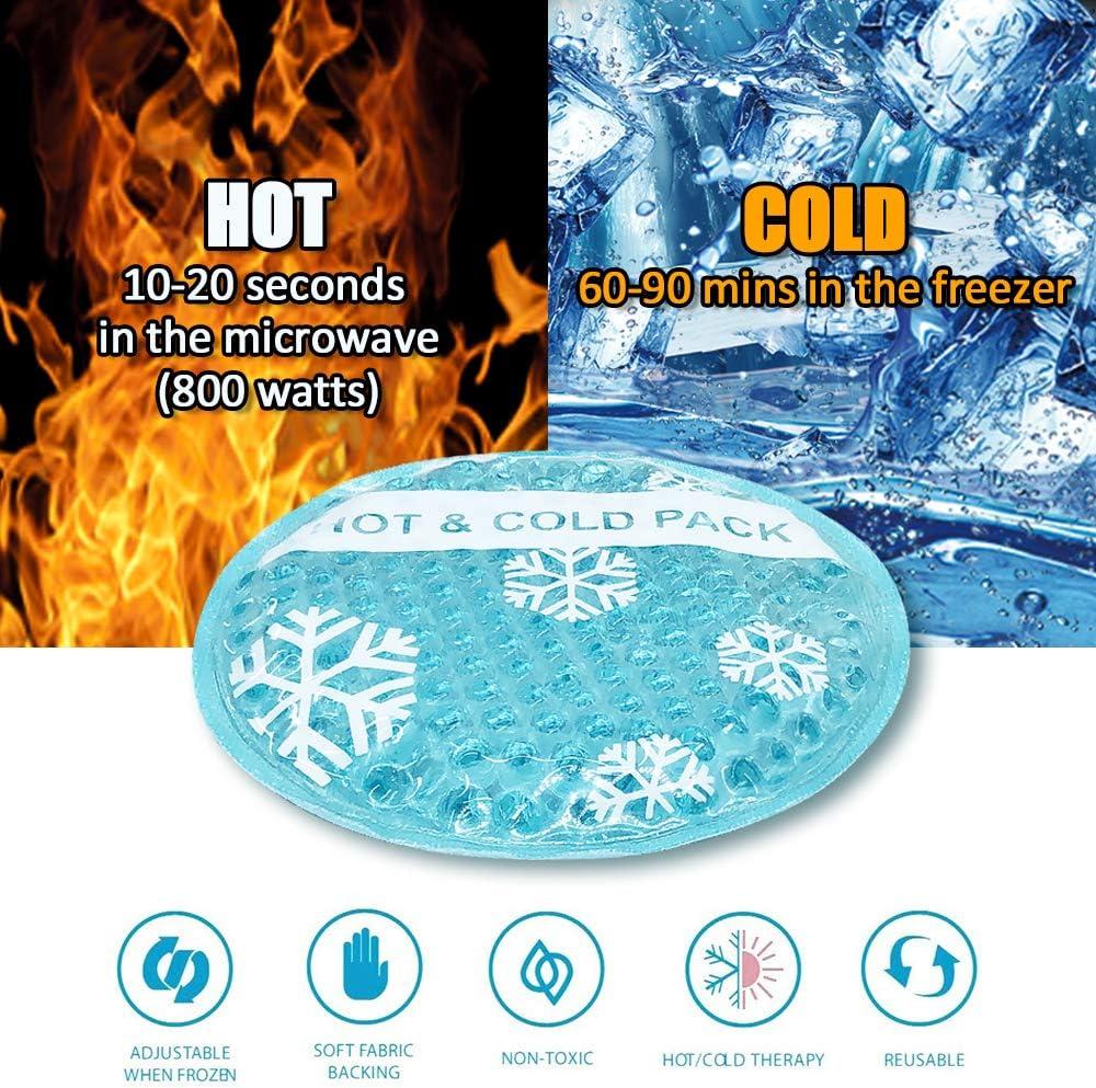 Reusable Small Gel Bead Ice Pack for Hot and Cold Therapy - Pain Relief ...