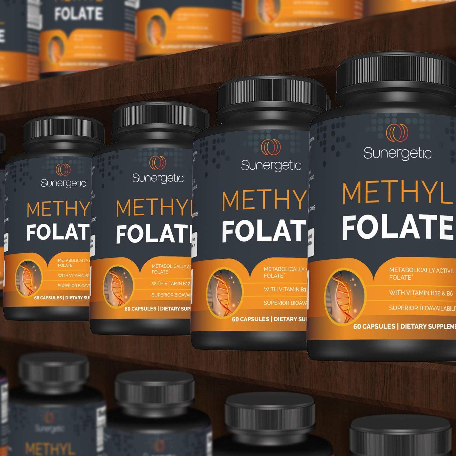 Methyl Folate Supplement with Methylated B12 & B6 | Magnafolate 400 mcg ...